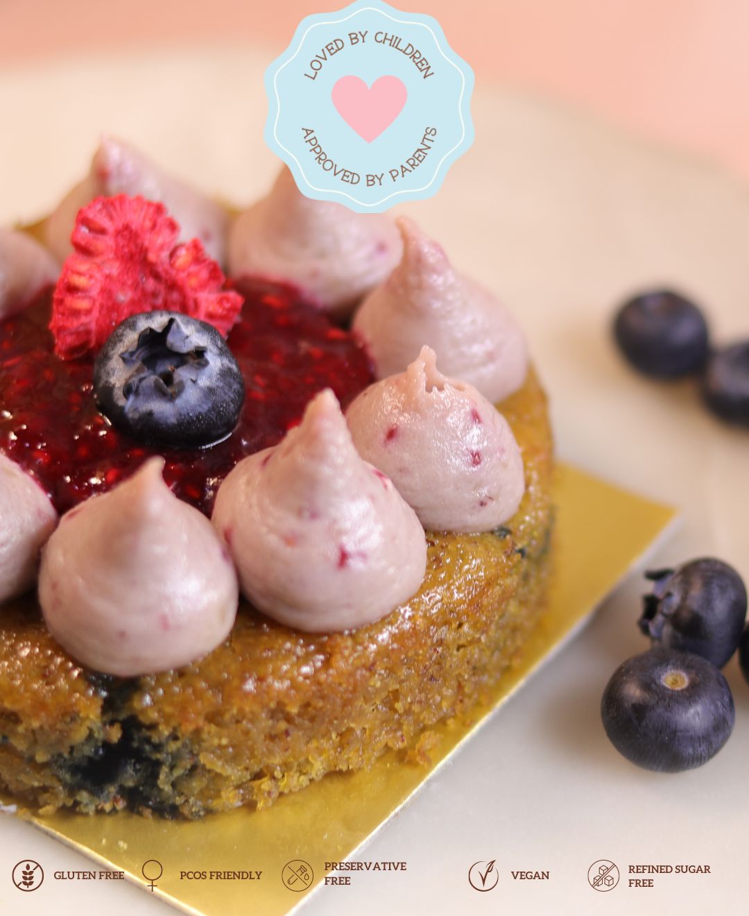Berry & Cream Cake (Only For Delhi NCR) – The Cinnamon Kitchen